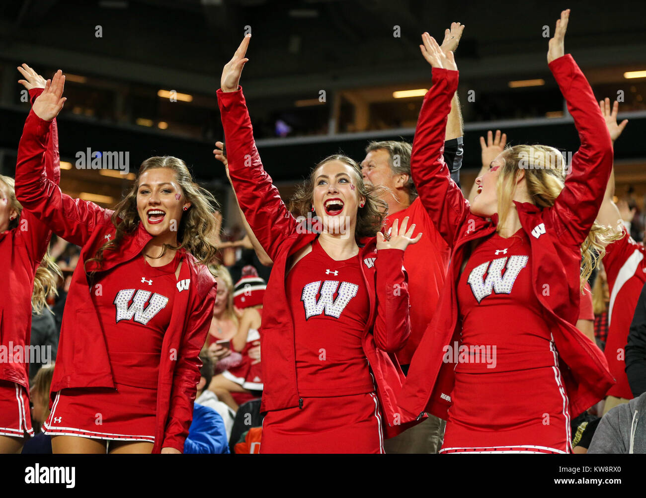 Wisconsin badgers cheerleaders hi-res stock photography and images - Alamy