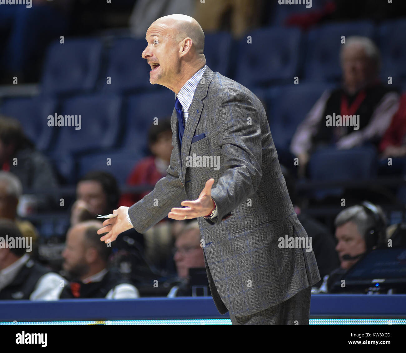 December 31, 2017; Oxford, MS, USA; Ole' Miss Head Coach, ANDY KENNEDY ...