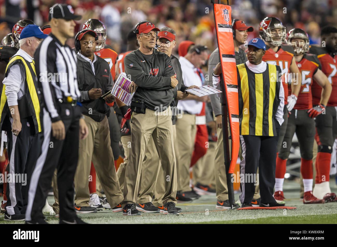 Tampa Bay, Florida, USA. 31st Dec, 2017. Tampa Bay Buccaneers head ...