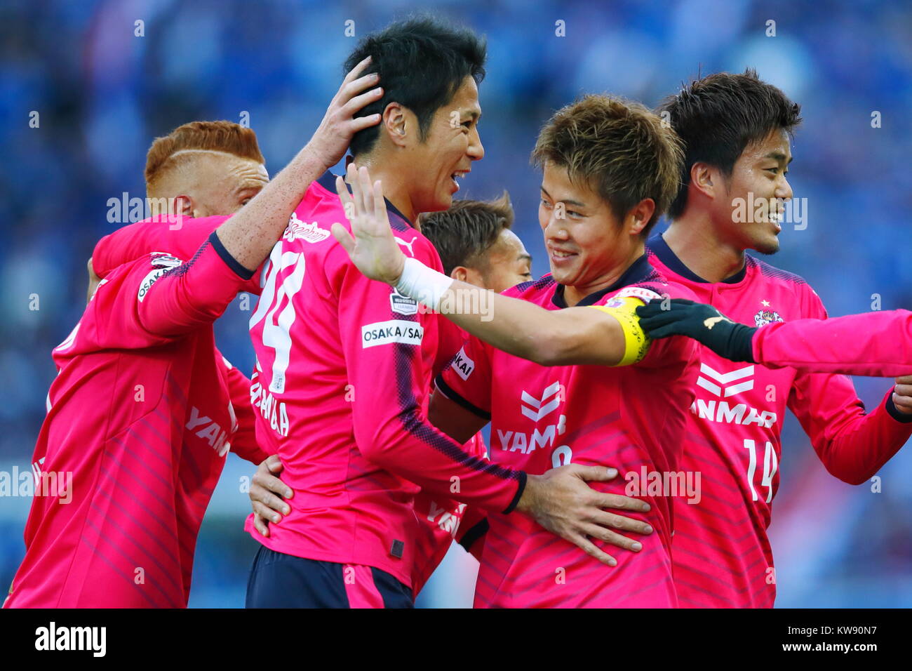 Saitama, Japan. 1st Jan, 2018. Cerezo Osaka team group (Cerezo ...