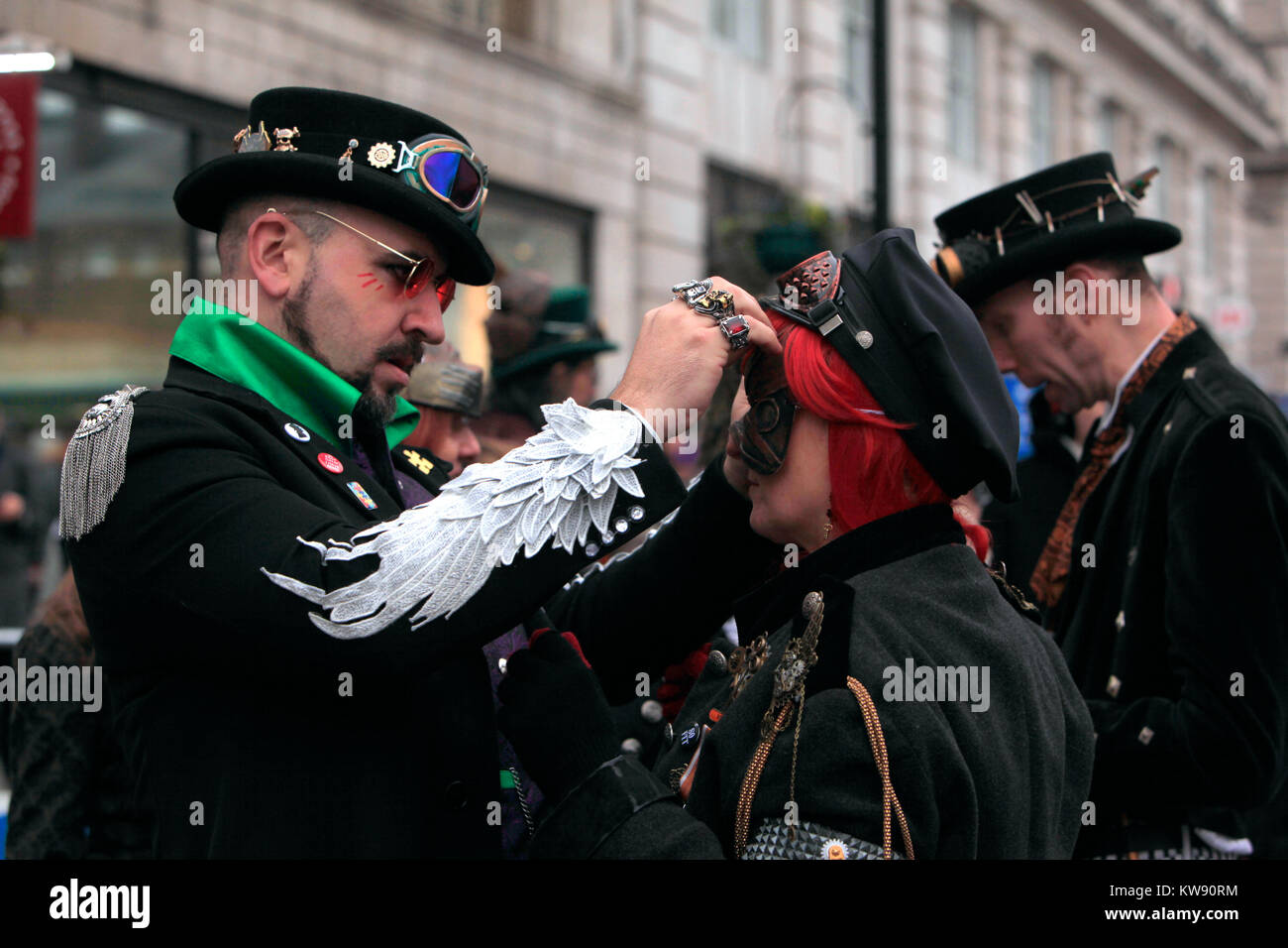 London, UK. 01st Jan, 2018. The world famous London New Year Day Parade took place today with ...