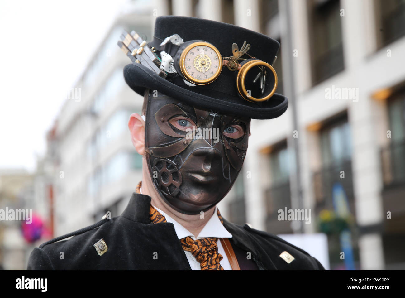 London, UK. 01st Jan, 2018. The world famous London New Year Day Parade took place today with ...