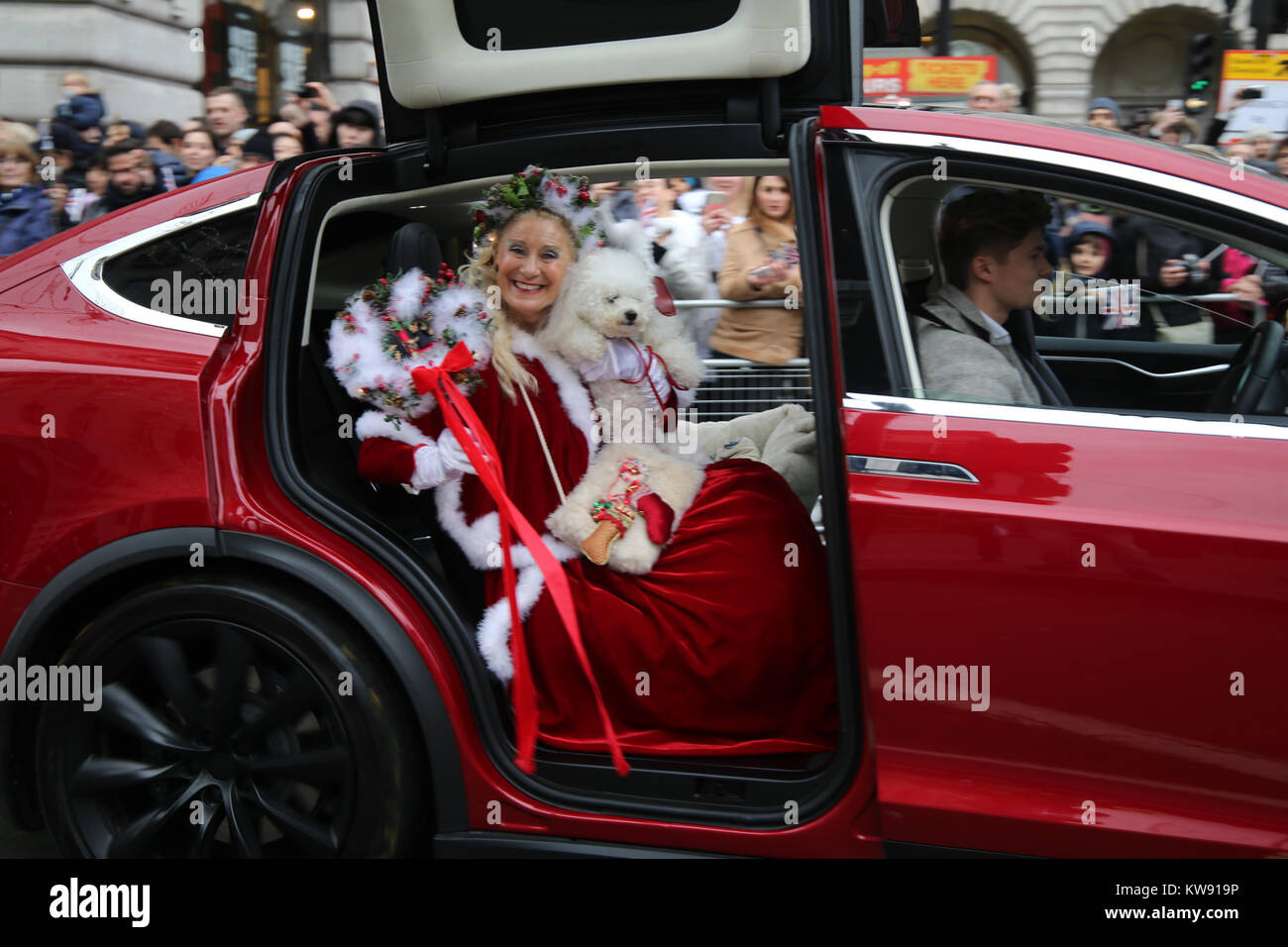 London, UK. 01st Jan, 2018. The world famous London New Year Day Parade took place today with ...