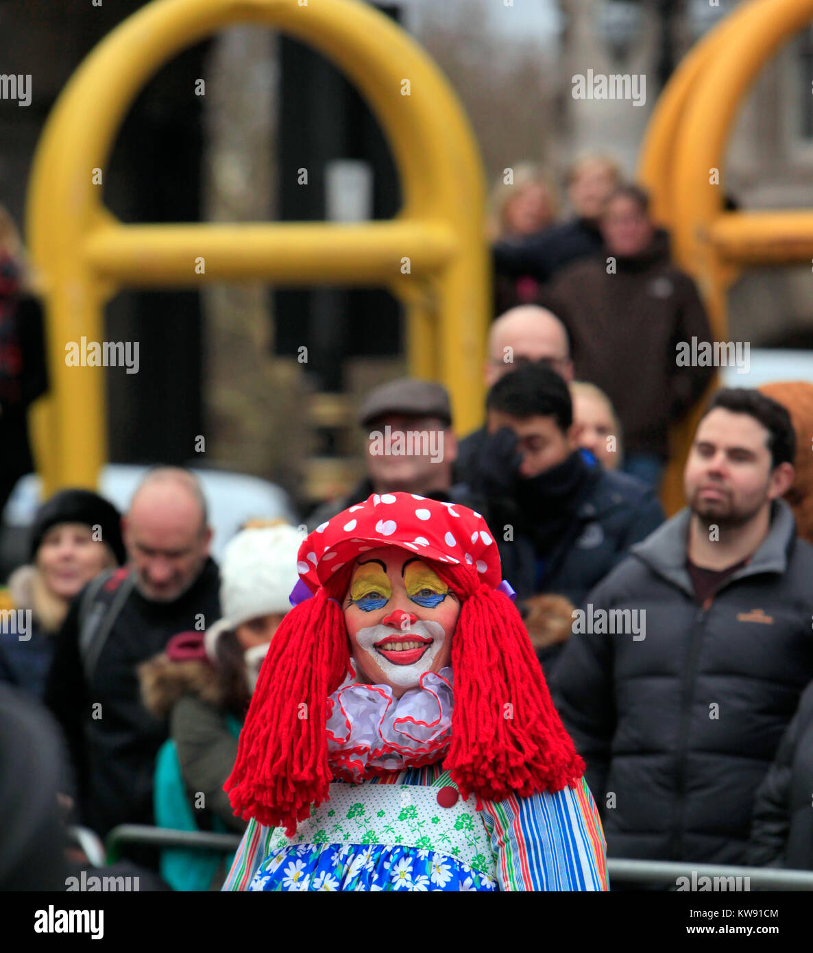 London, UK. 01st Jan, 2018. The world famous London New Year Day Parade took place today with ...