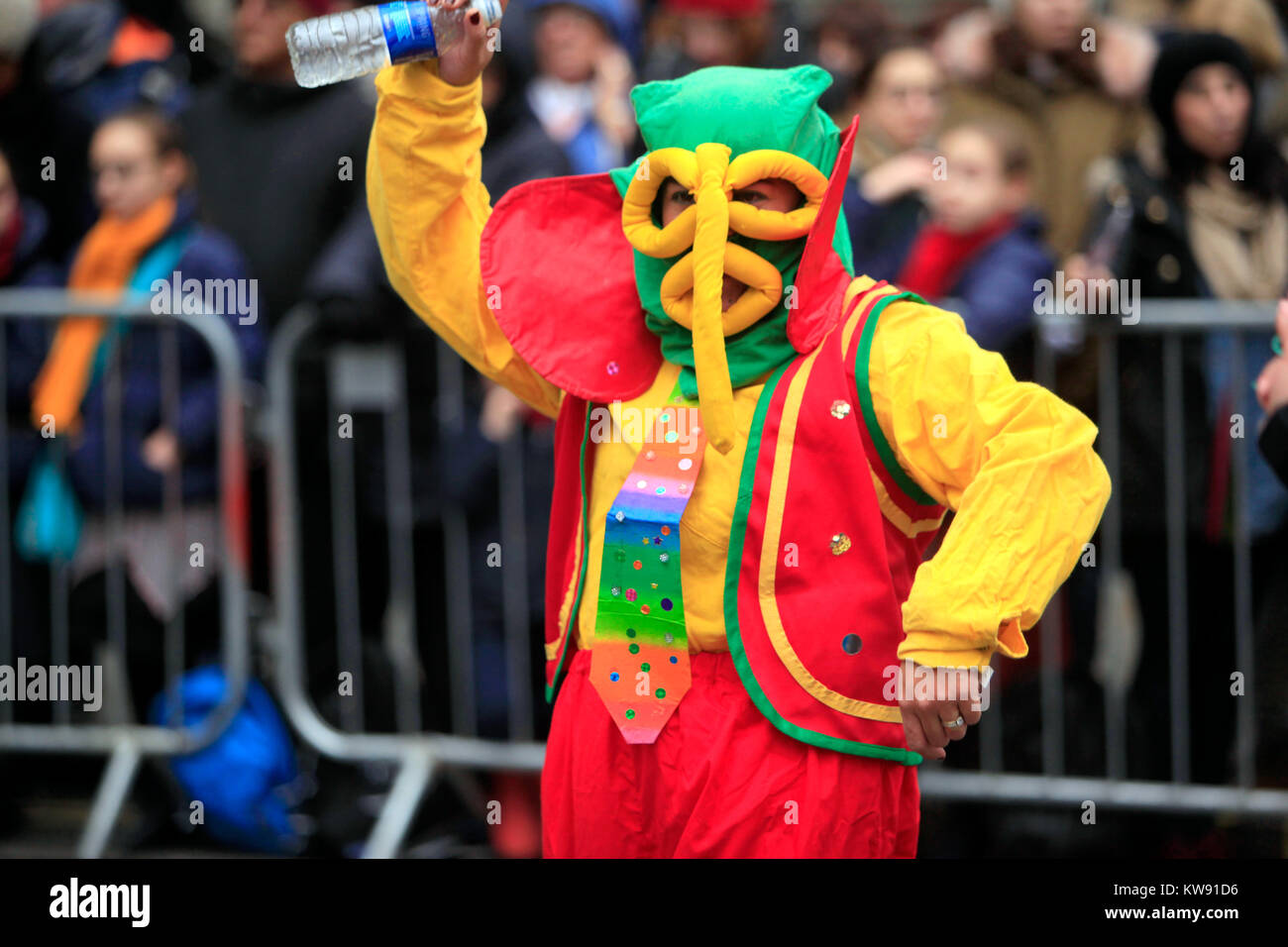 London, UK. 01st Jan, 2018. The world famous London New Year Day Parade took place today with ...
