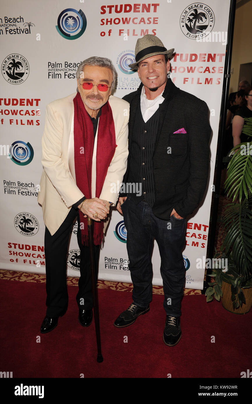 BOCA RATON, FL - MARCH 11: Actor Burt Reynold, Suzanne Niedland and ...