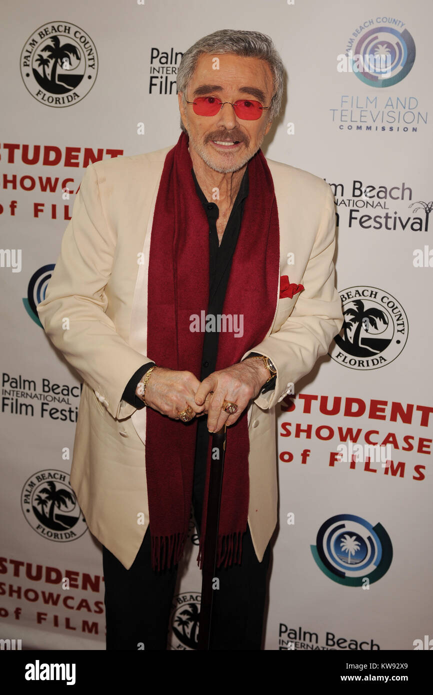 BOCA RATON, FL - MARCH 11: Actor Burt Reynold, Suzanne Niedland and ...