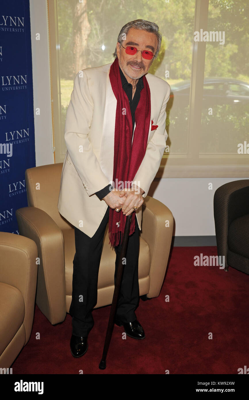 BOCA RATON, FL - MARCH 11: Actor Burt Reynold, Suzanne Niedland and ...