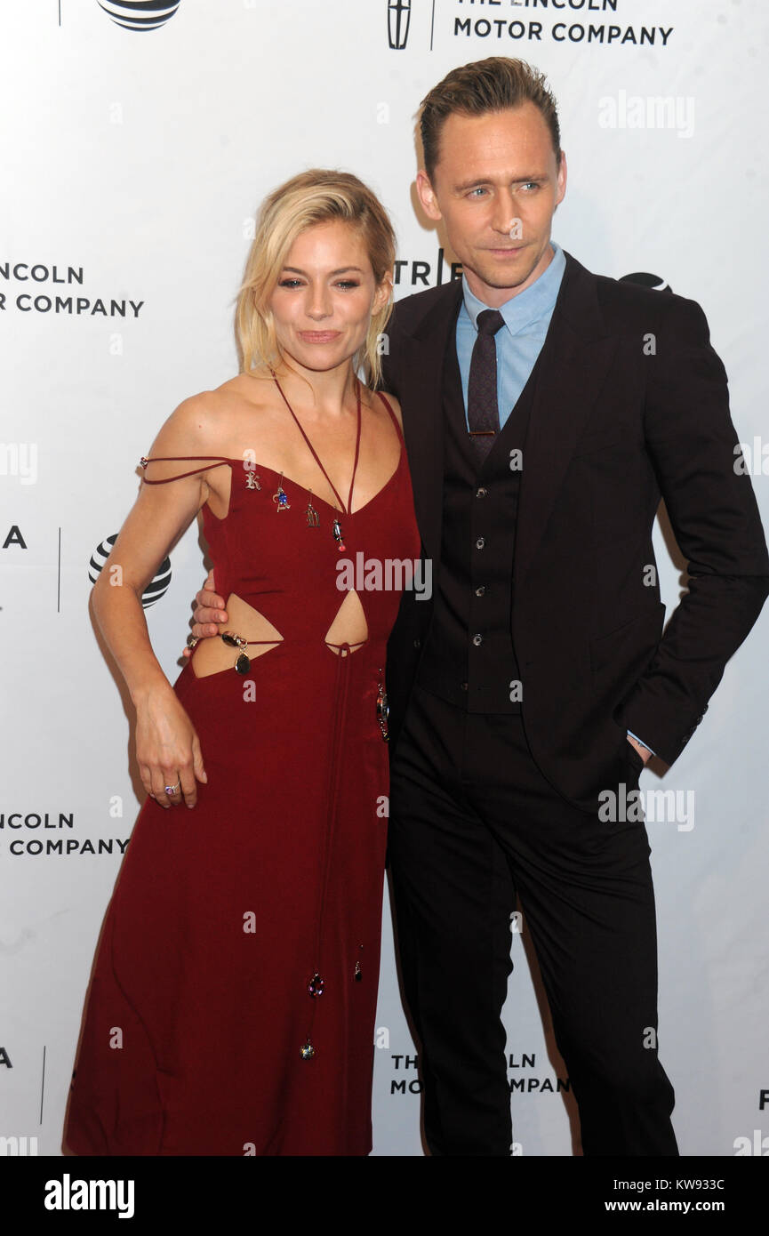 NEW YORK, NY - APRIL 20: Sienna Miller, Tom Hiddleston attends the 2016 ...