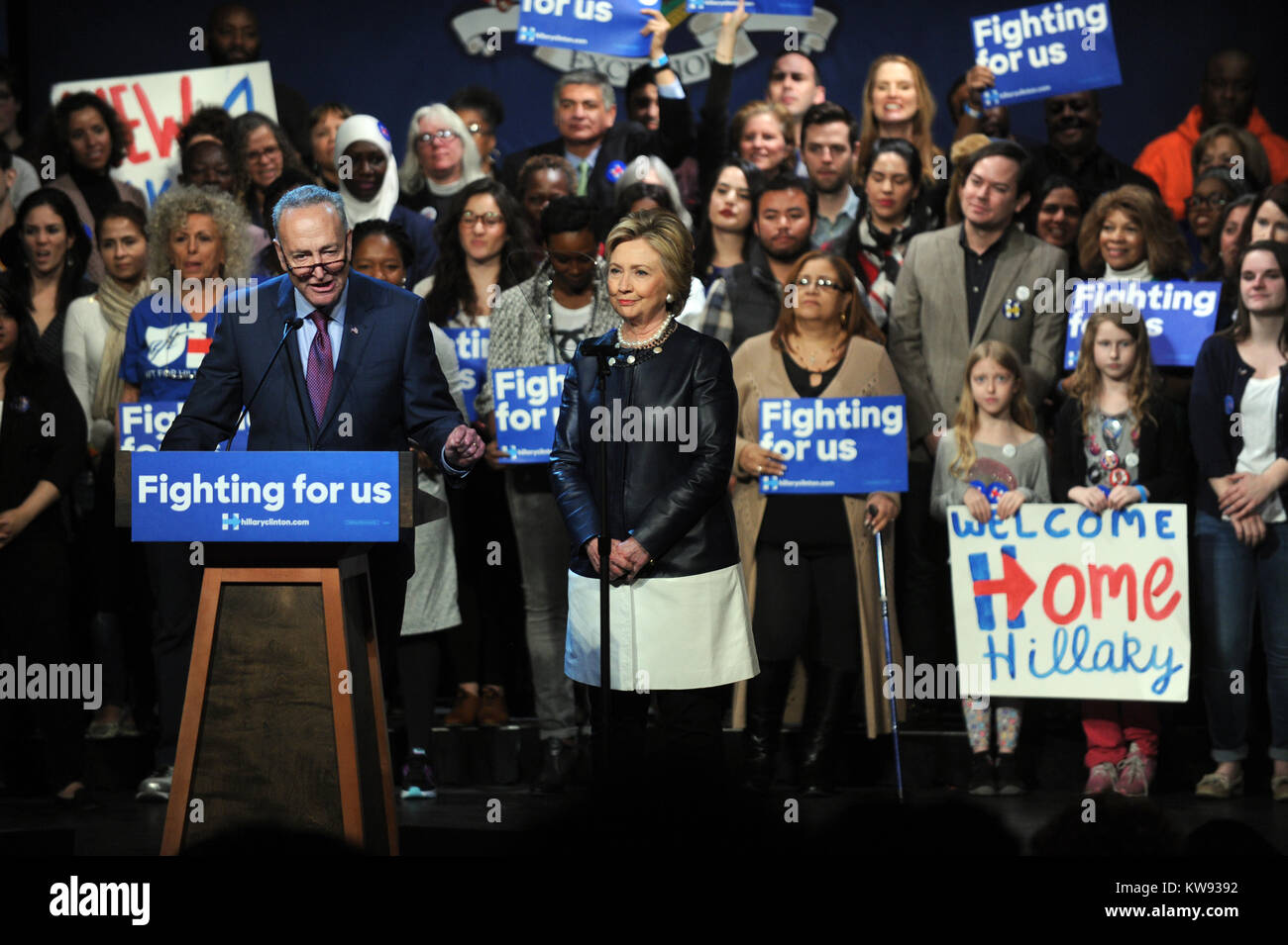 NEW YORK, NY - MARCH 30: Democratic presidential candidate Hillary ...