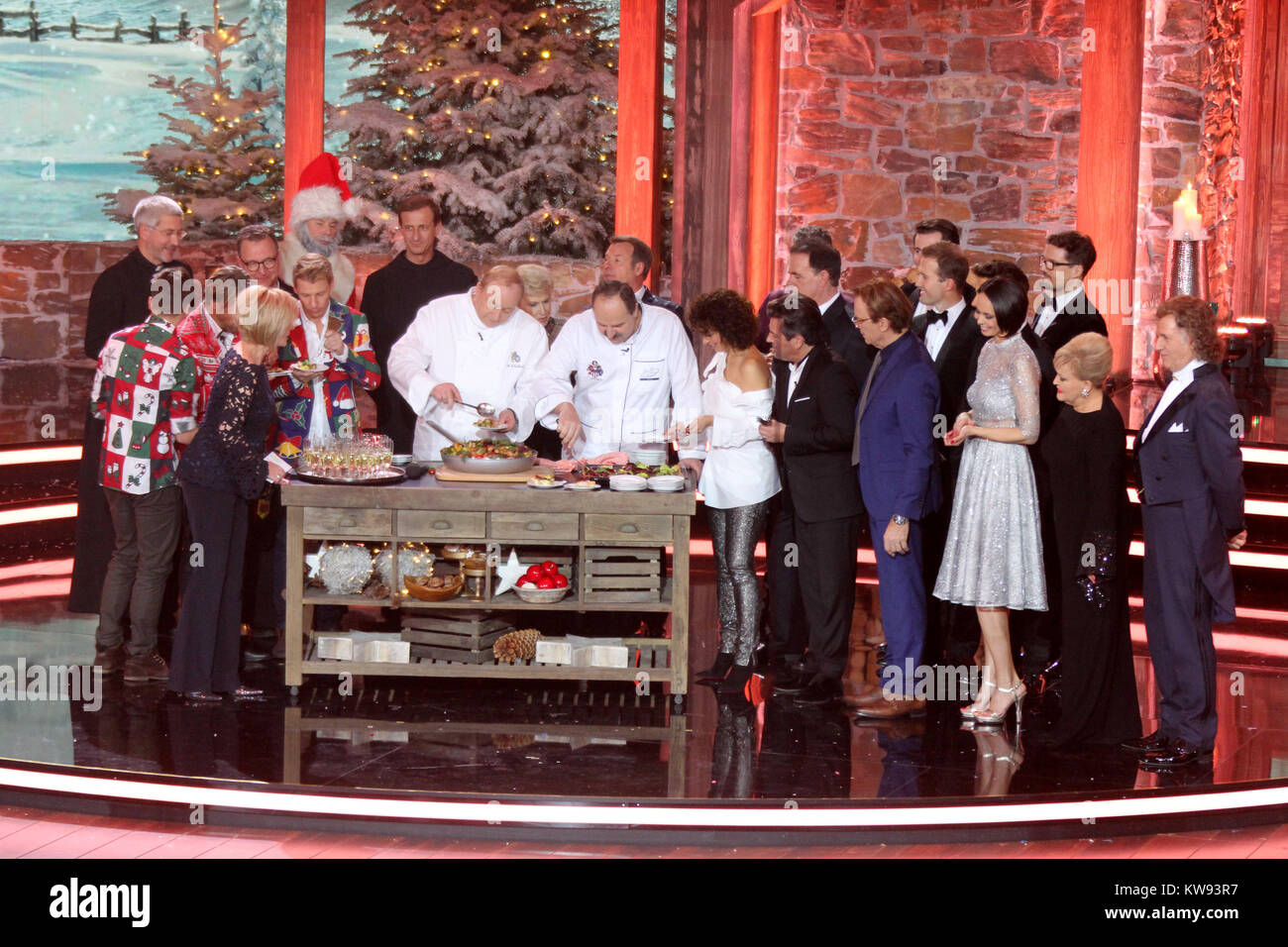 Recording of german ZDF TV Show 'Heiligabend mit Carmen Nebel ...
