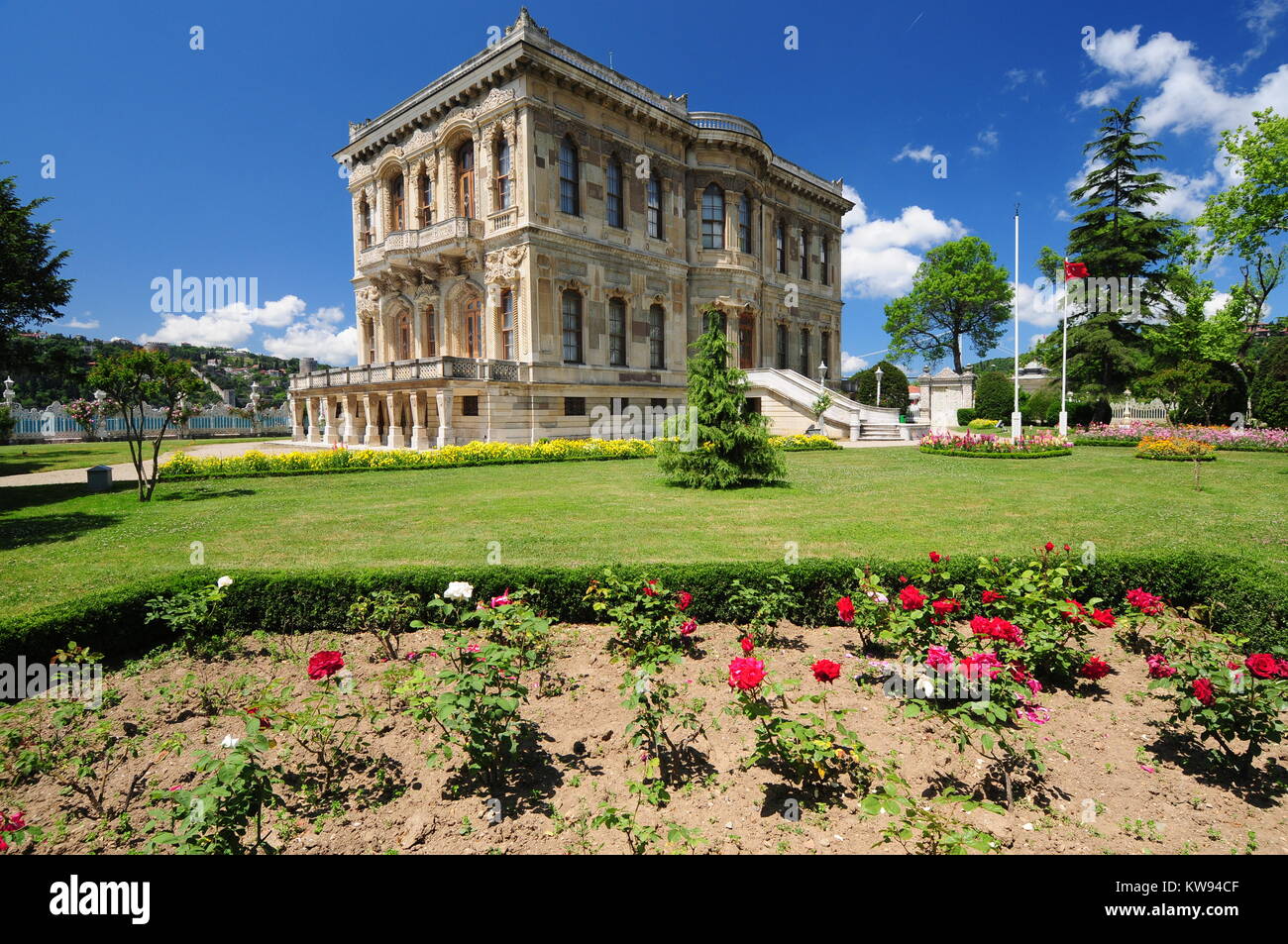 Kuçuksu Palace or Küçüksu Pavilion or Goksu Pavilion is a summer palace ...