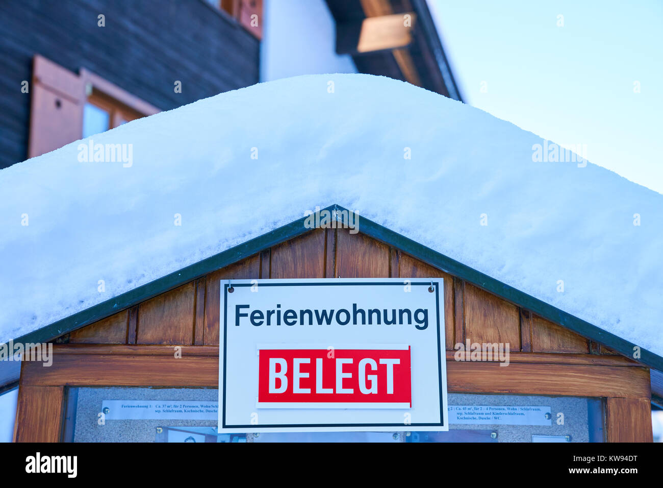 Symbolic photo sign for booked out, occupied hotels and apartment ...