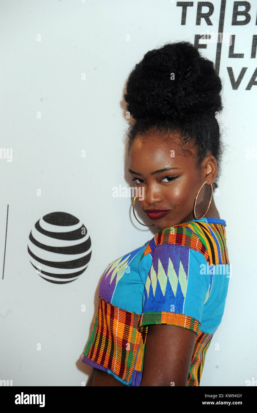 NEW YORK, NY - APRIL 20: Lovie Simone attends Tribeca Tune In ...