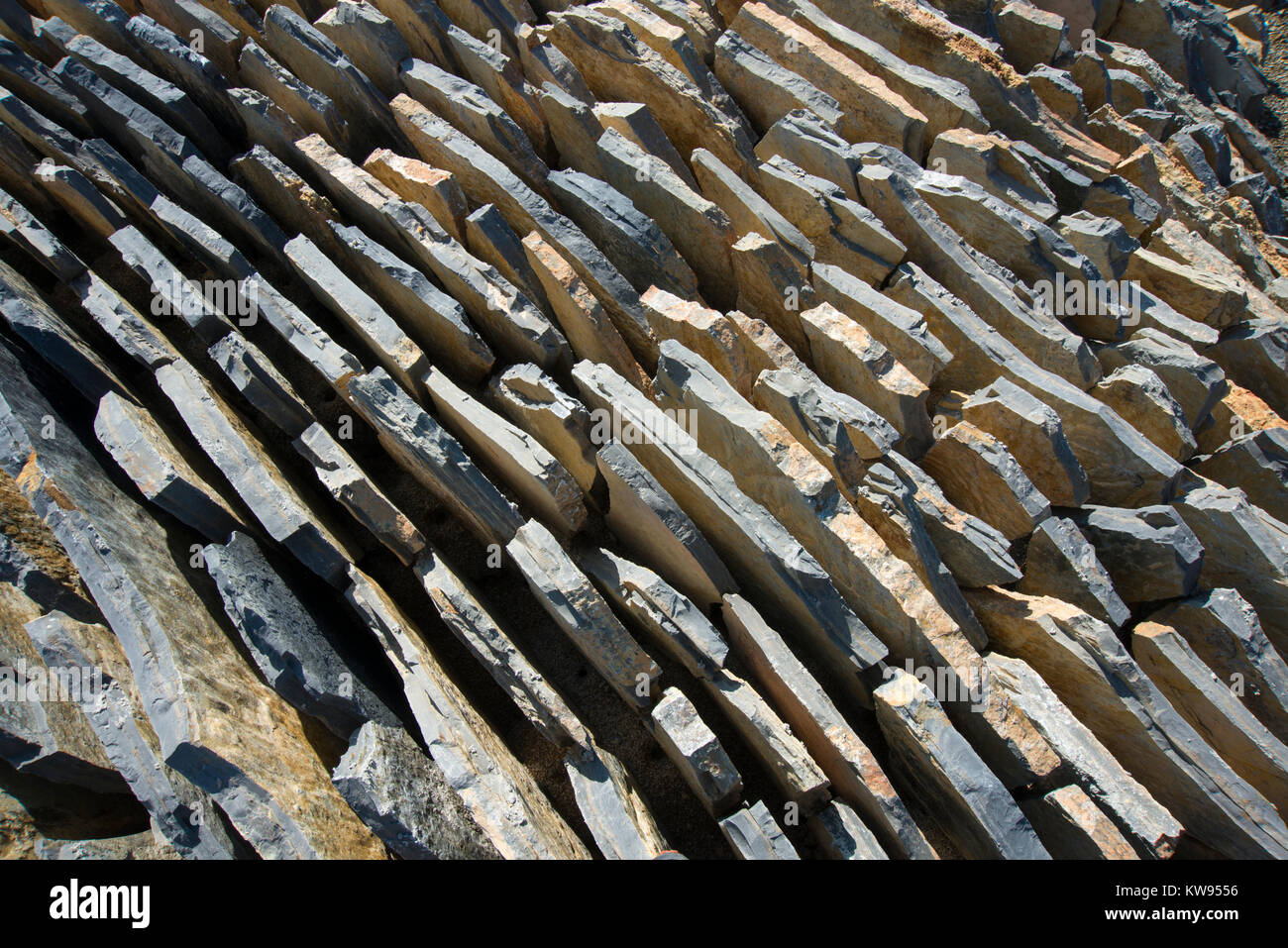 Building a rock rack garden in the city Stock Photo - Alamy
