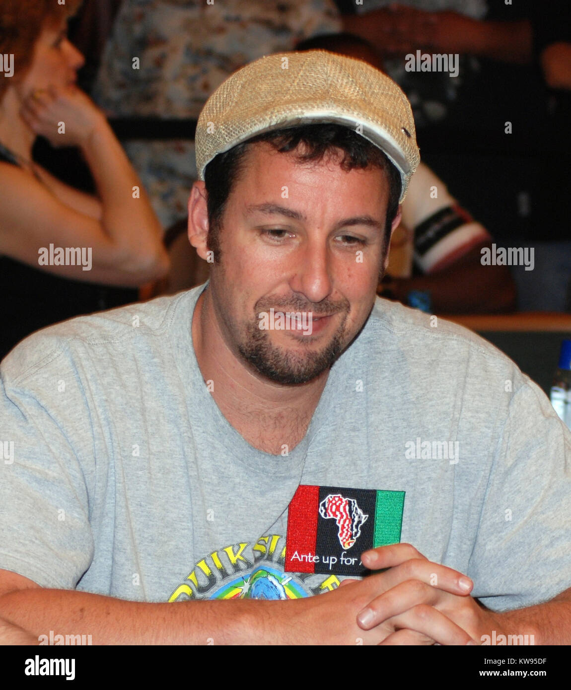 LAS VEGAS - JULY 5: Adam Sandler gets ready to compete in the Ante Up ...