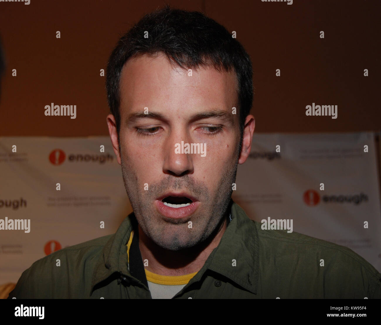 LAS VEGAS - JULY 5: Ben Affleck gets ready to compete in the Ante Up ...