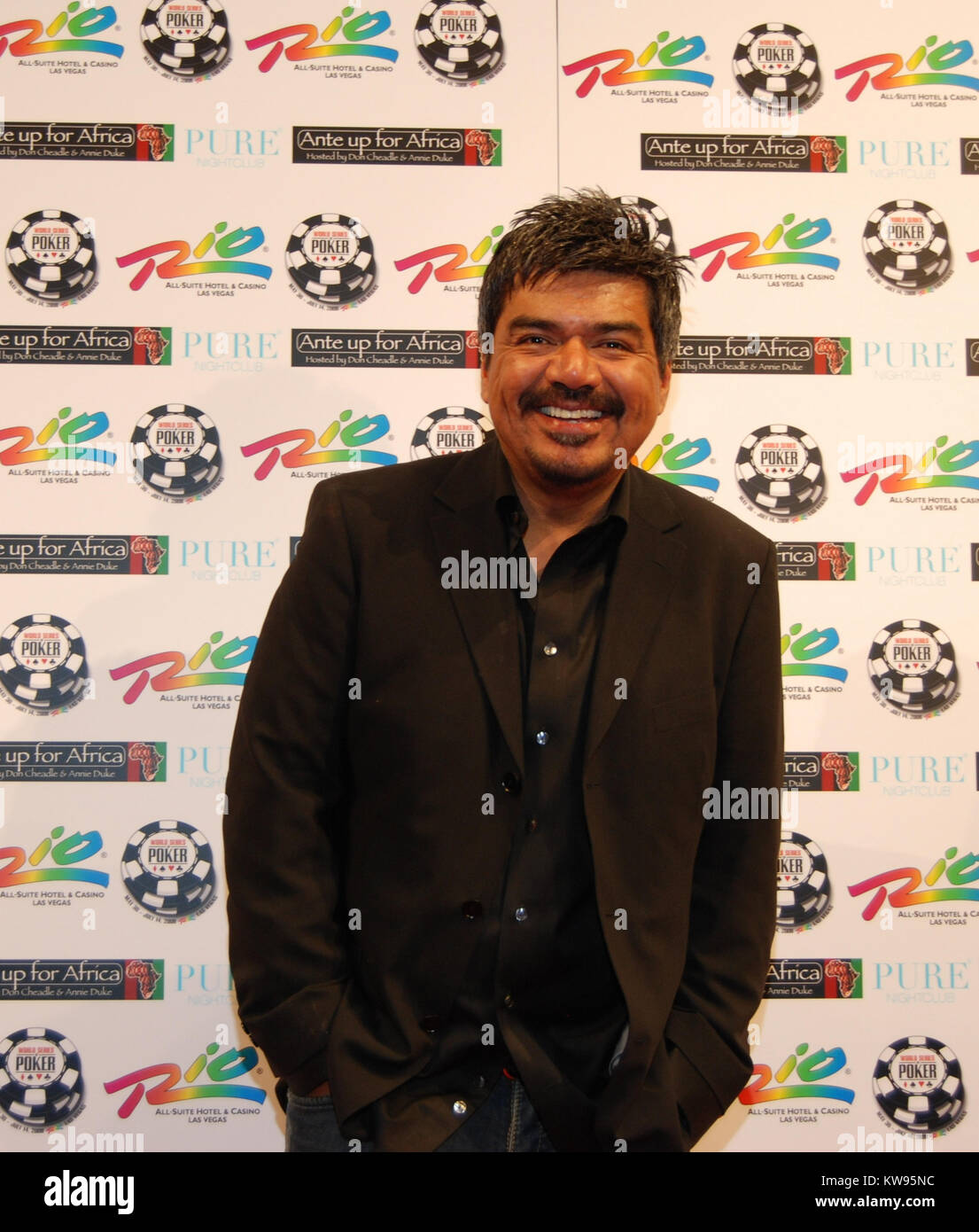 LAS VEGAS - JULY 5: George Lopez gets ready to compete in the Ante Up ...