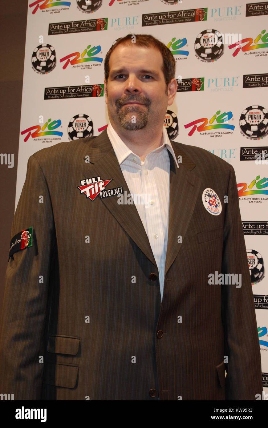 LAS VEGAS - JULY 5: Howard Lederer gets ready to compete in the Ante Up ...