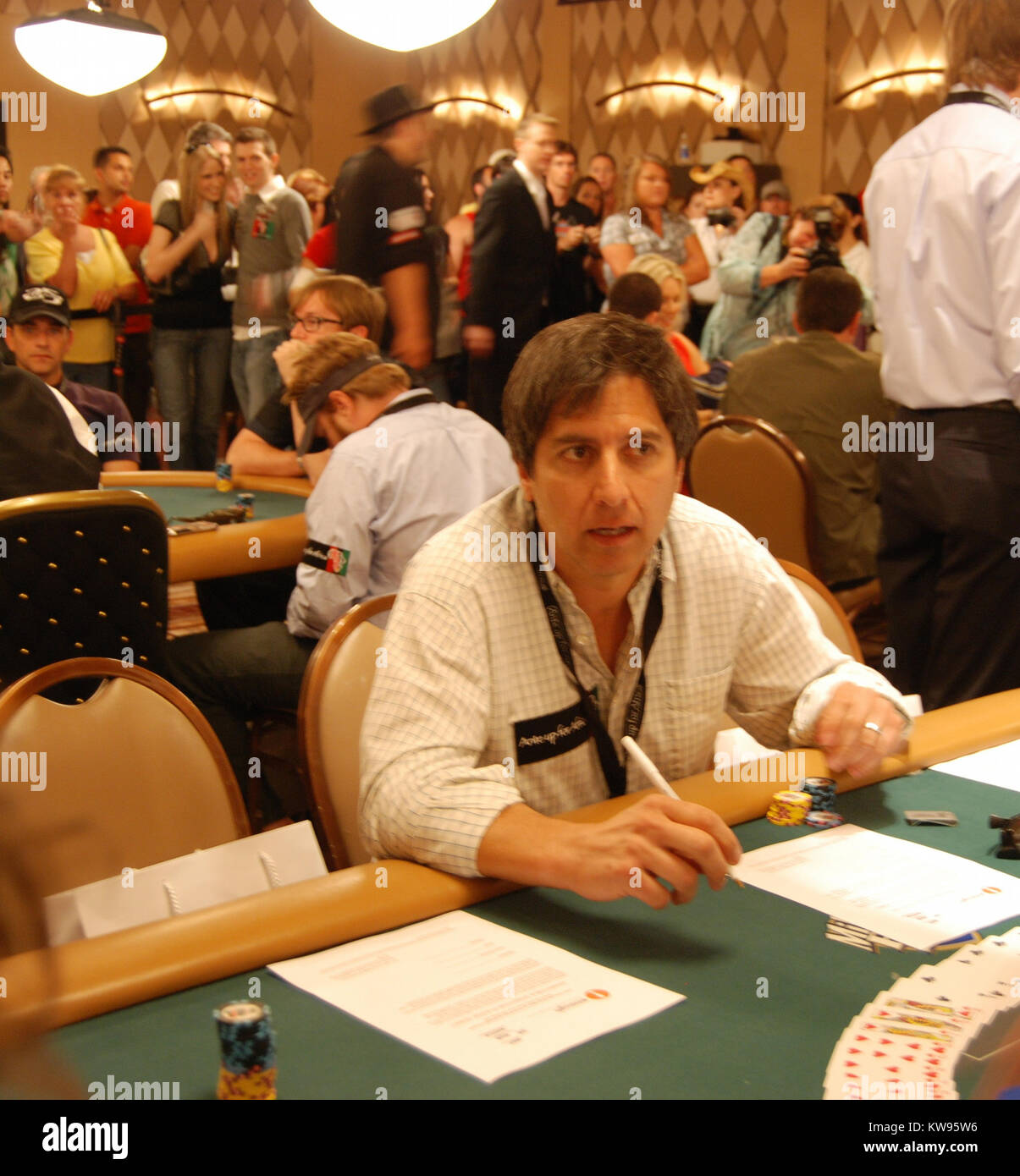 LAS VEGAS - JULY 5: Ray Romano gets ready to compete in the Ante Up for ...