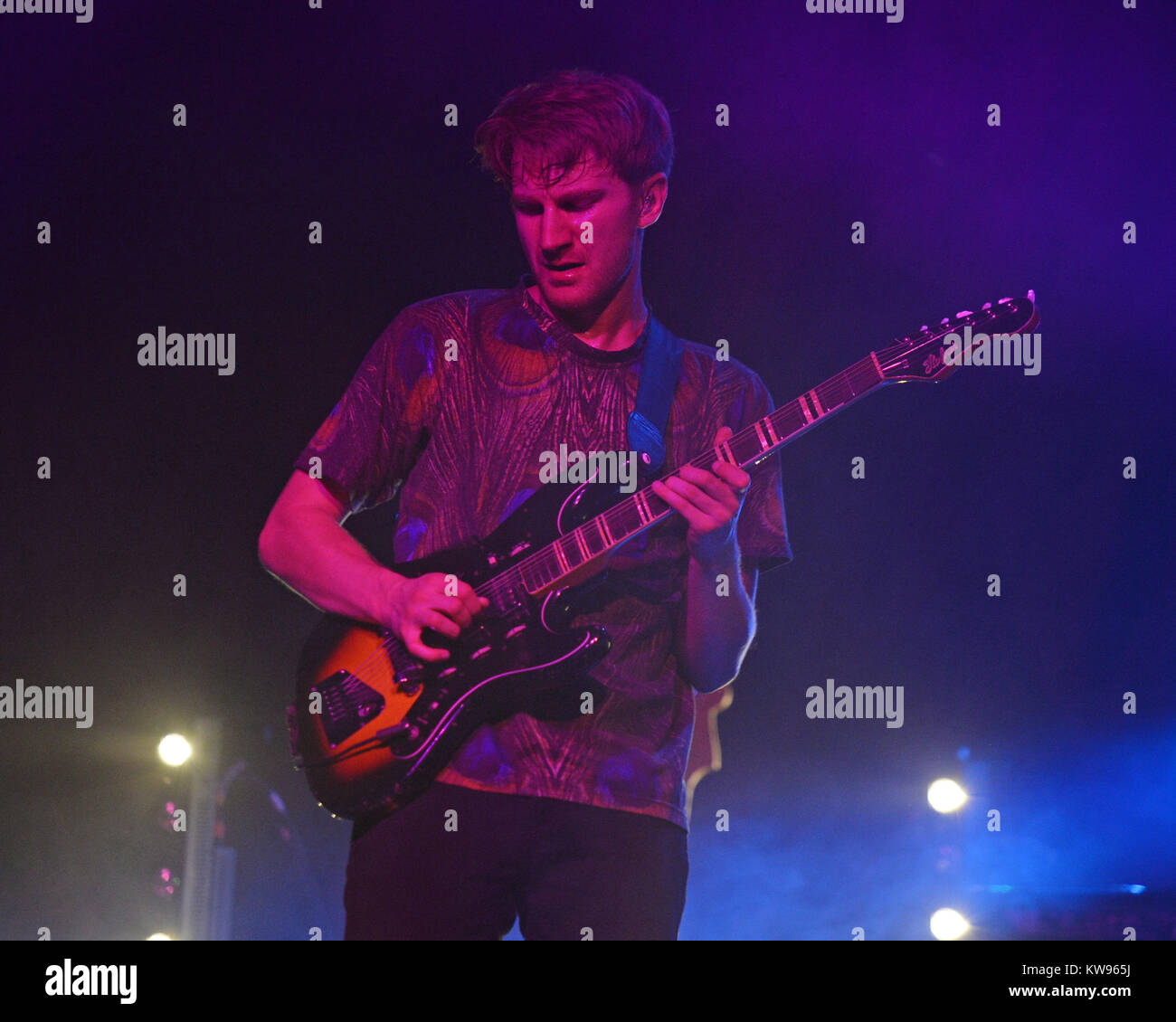 FORT LAUDERDALE, FL - DECEMBER 08: Dave Bayley of Glass Animals ...