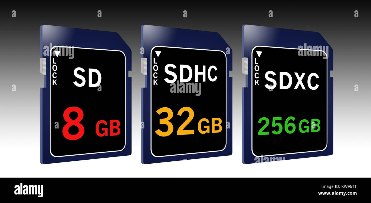 Flash memory is the theme of this illustration with assorted devices ...