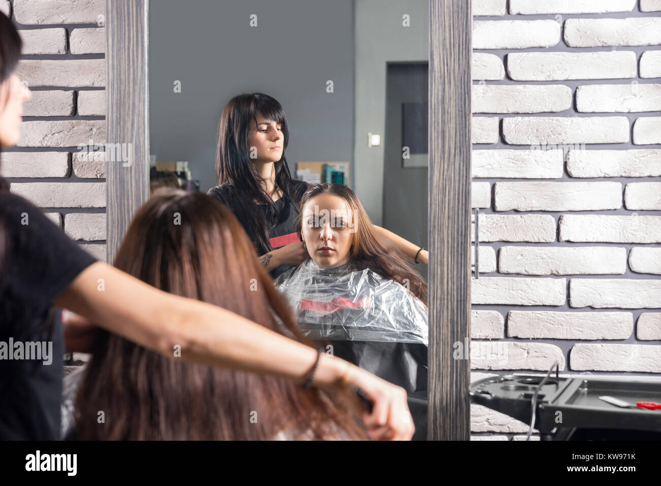 Women In Barber Chairs