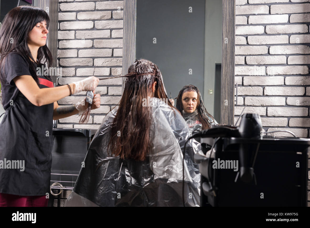 Hair paint hi-res stock photography and images - Alamy