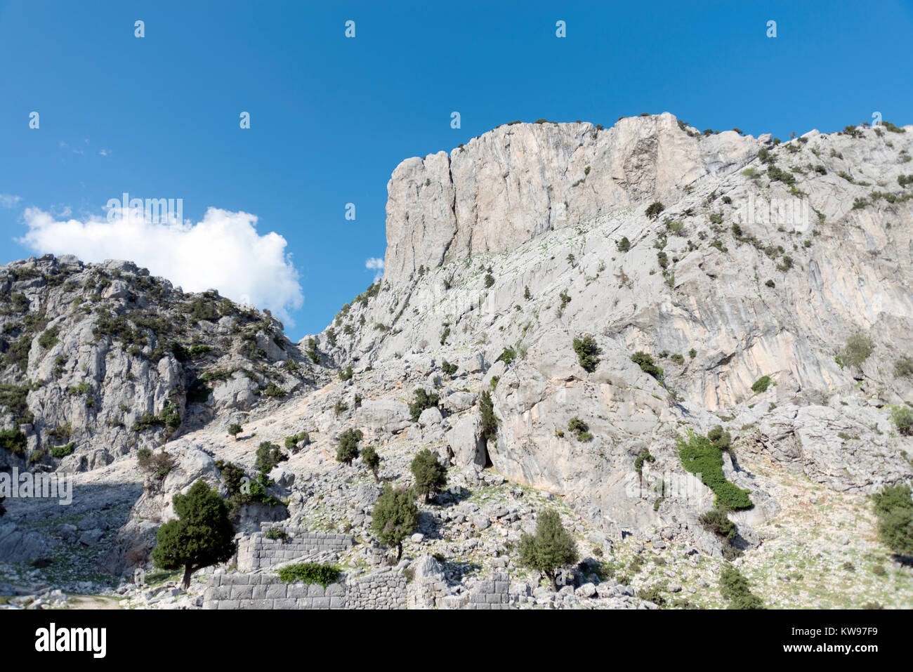 Kapikaya ruins in Isparta city,Turkey Stock Photo - Alamy