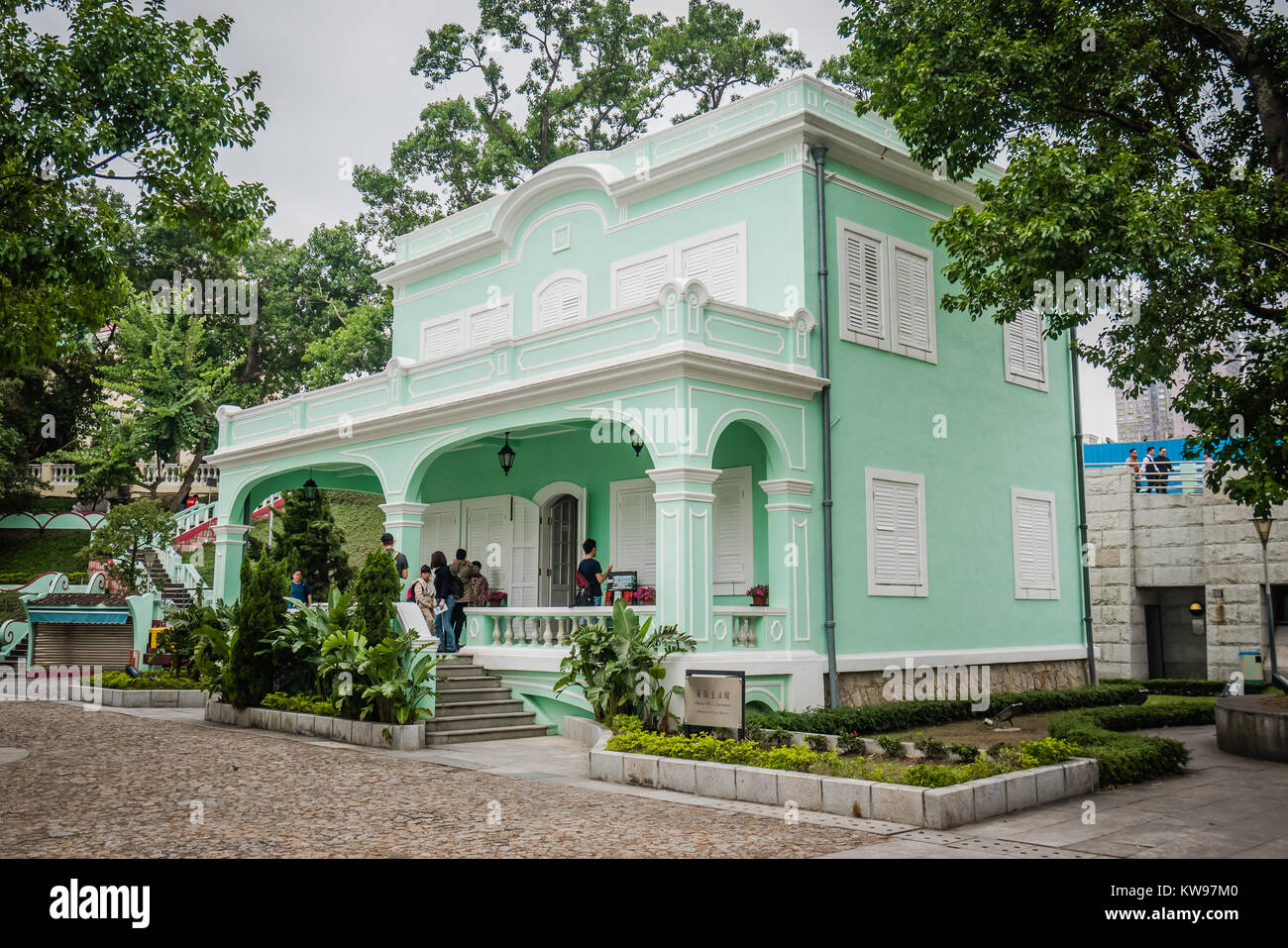 macau taipa houses museum tourist attraction Stock Photo - Alamy