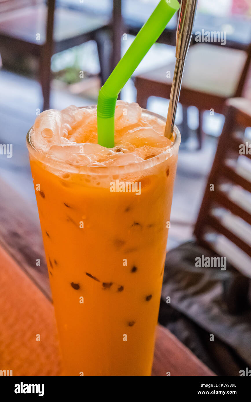 thai cold coffee Stock Photo - Alamy