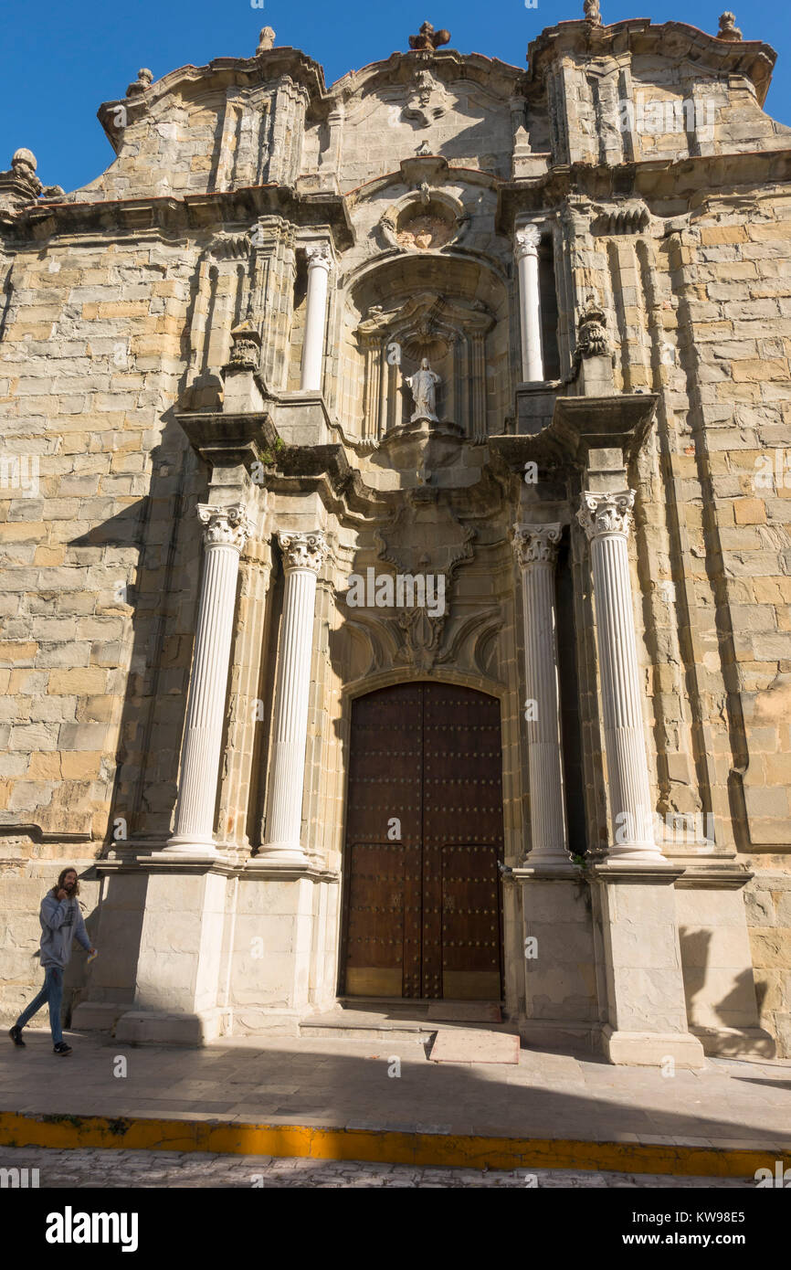 Front facade of Iglesia de San Mateo, St. Matthew's Church, Tarifa ...