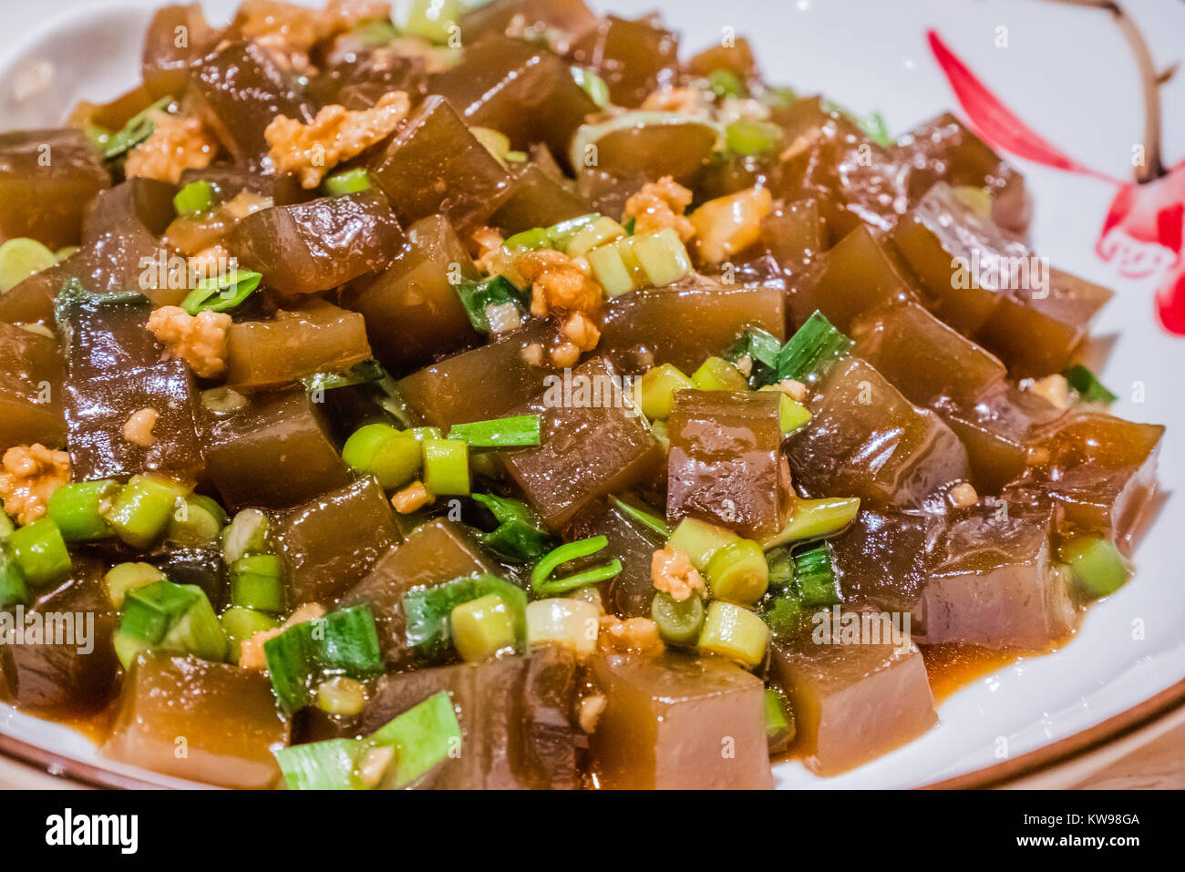 black soy bean dish Stock Photo - Alamy