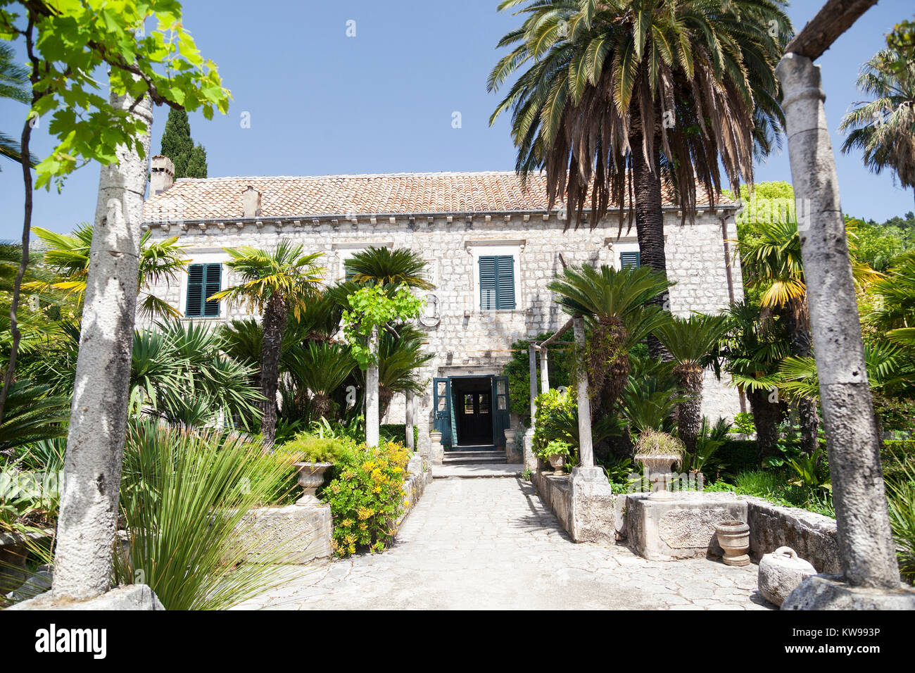 The Trsteno Arboretum near Dubrovnik Stock Photo - Alamy