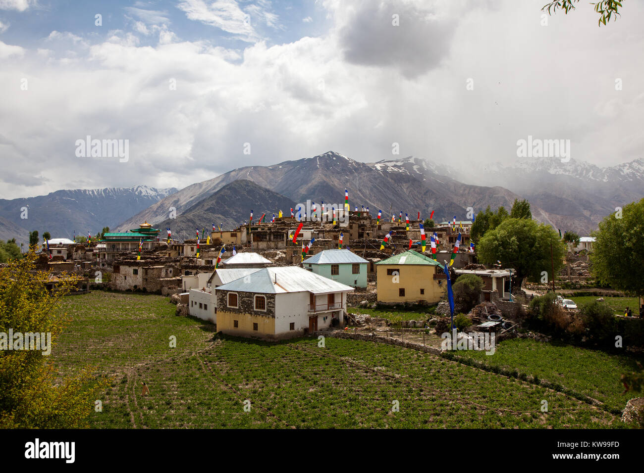 Landscapes around Nako Village from the road trip of Spiti Valley ...
