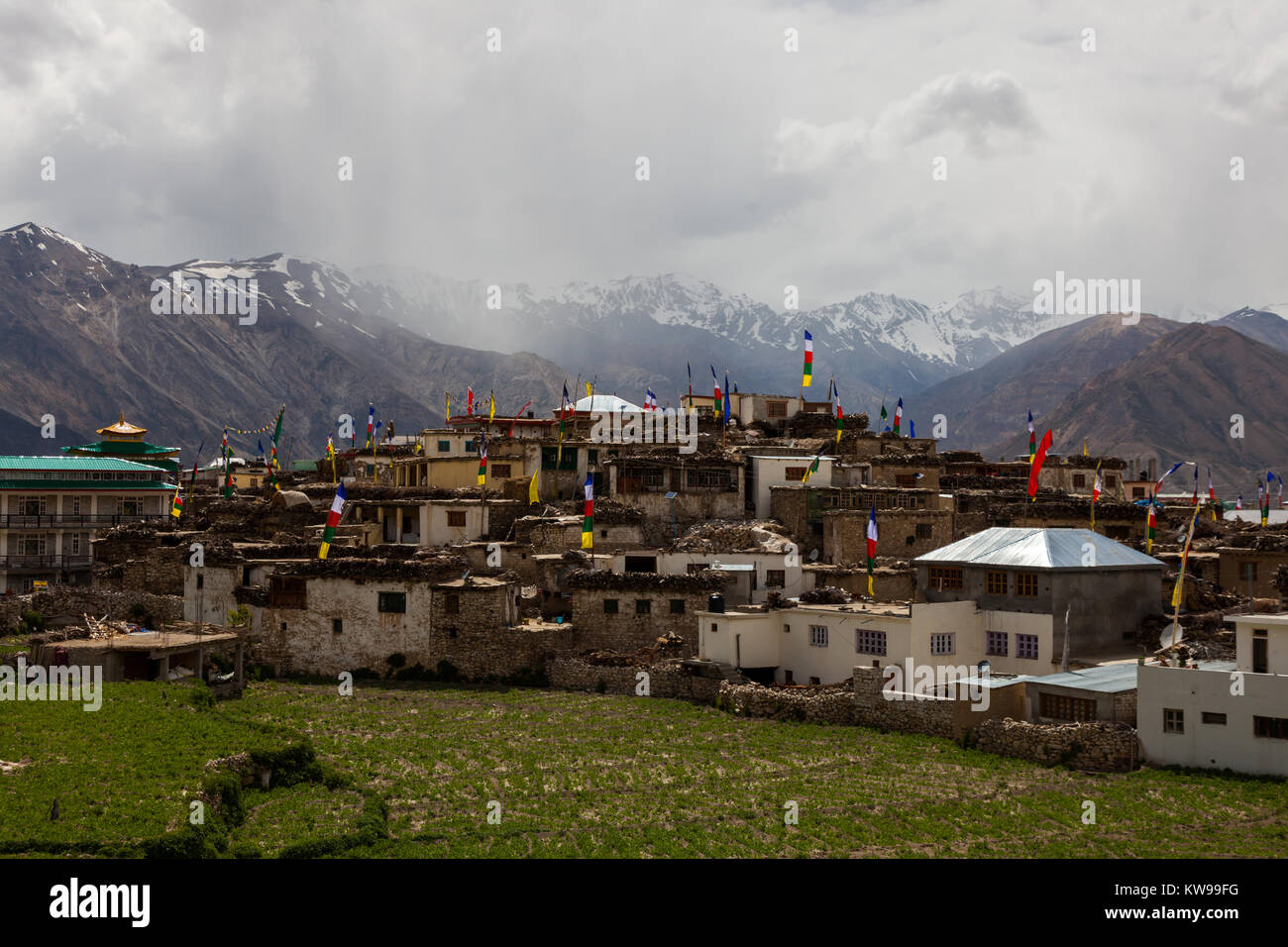 Landscapes around Nako Village from the road trip of Spiti Valley ...
