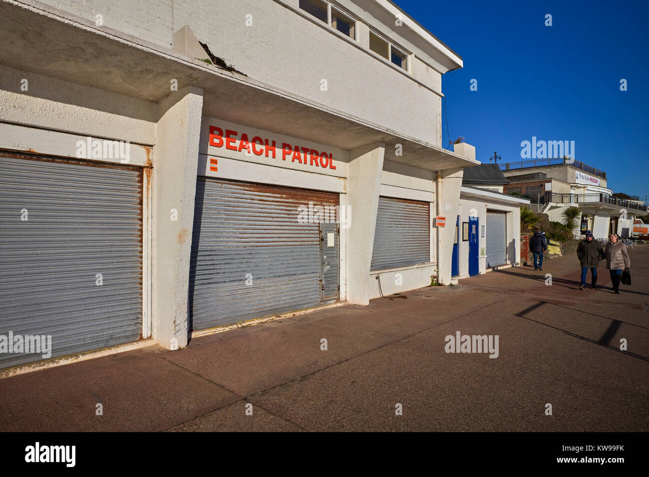 Seafront at Clacton on Sea in winter Stock Photo - Alamy