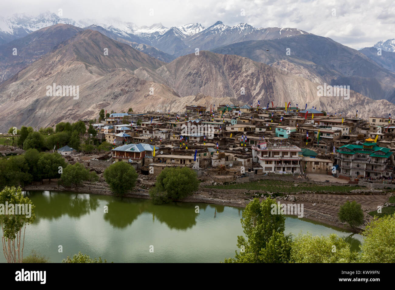 Landscapes around Nako Village from the road trip of Spiti Valley ...