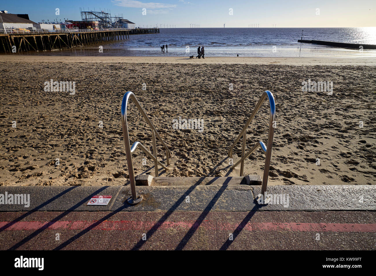 Seaside at Clacton on Sea, Essex in winter Stock Photo - Alamy