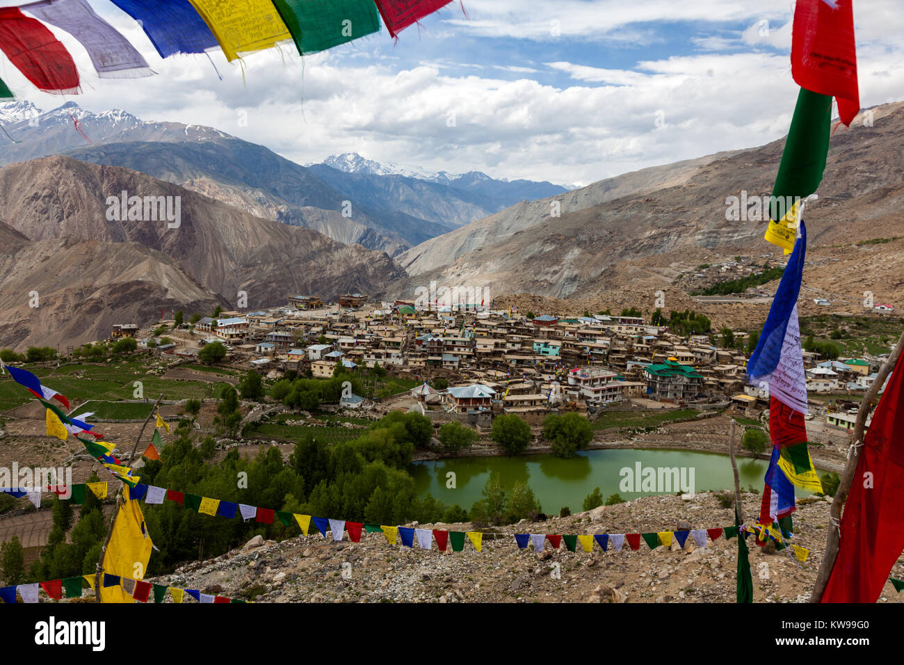 Landscapes around Nako Village from the road trip of Spiti Valley ...