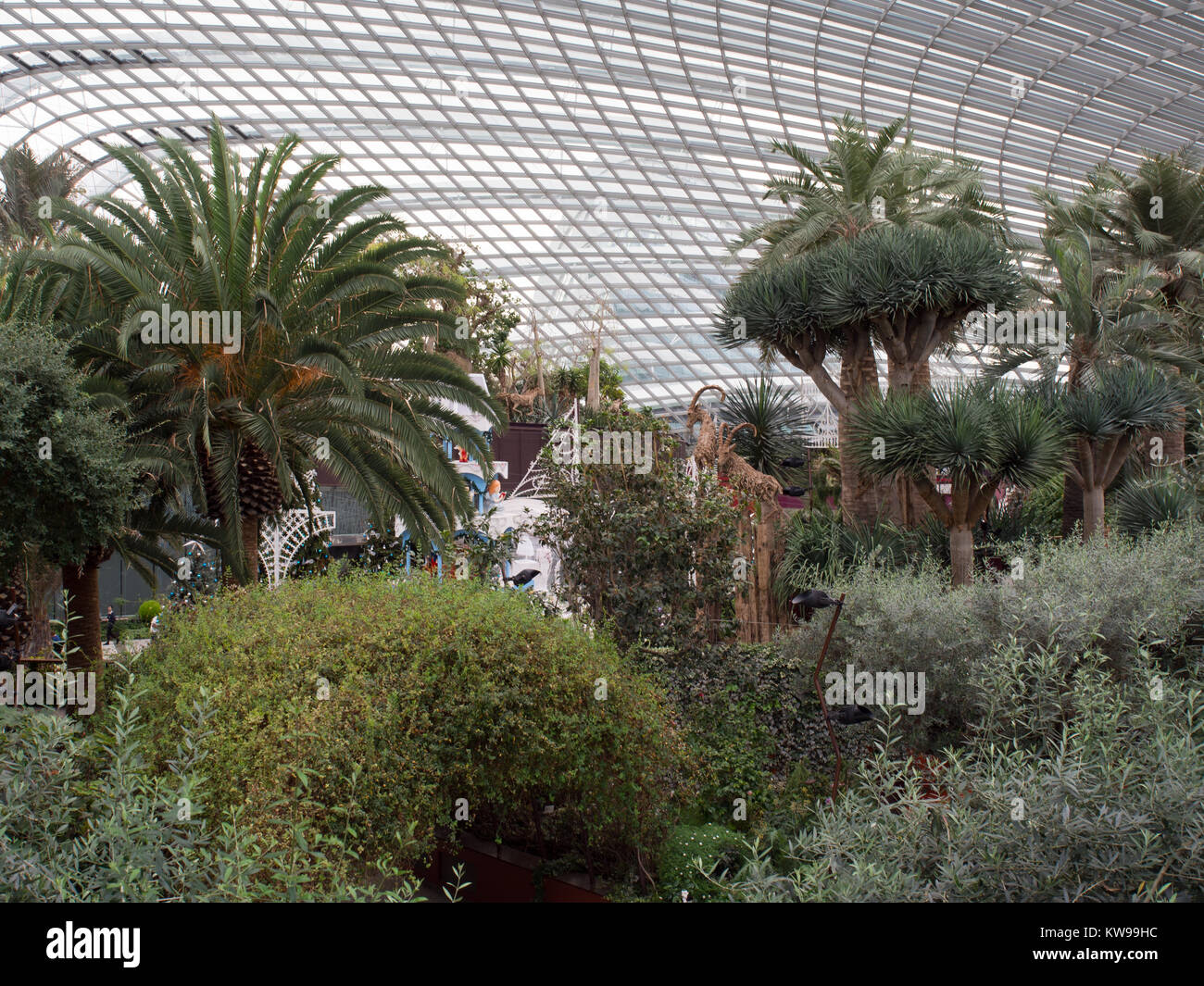 Flower Dome Garden Stock Photo - Alamy