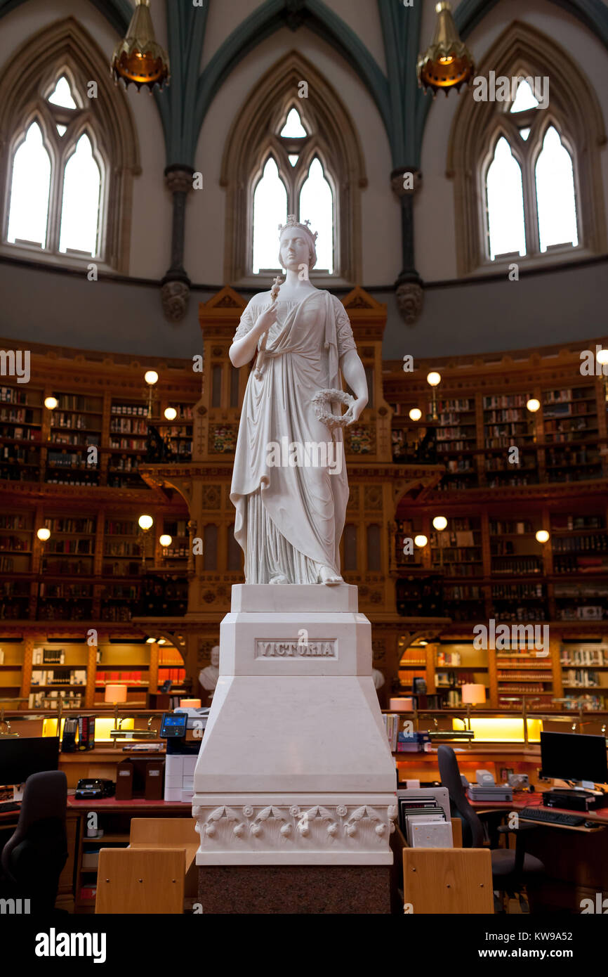 Interior images of Canada's Library of Parliament Stock Photo - Alamy