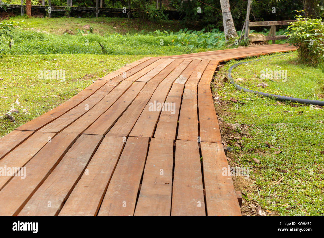 Wooden sidewalks hi-res stock photography and images - Alamy