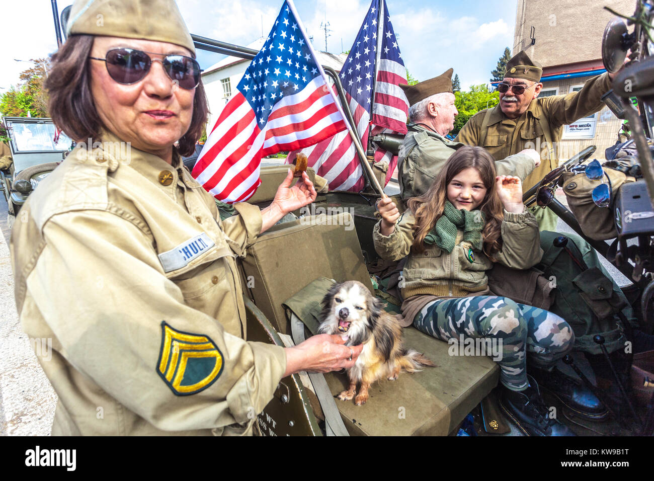 Czech soldier and flag hi-res stock photography and images - Alamy