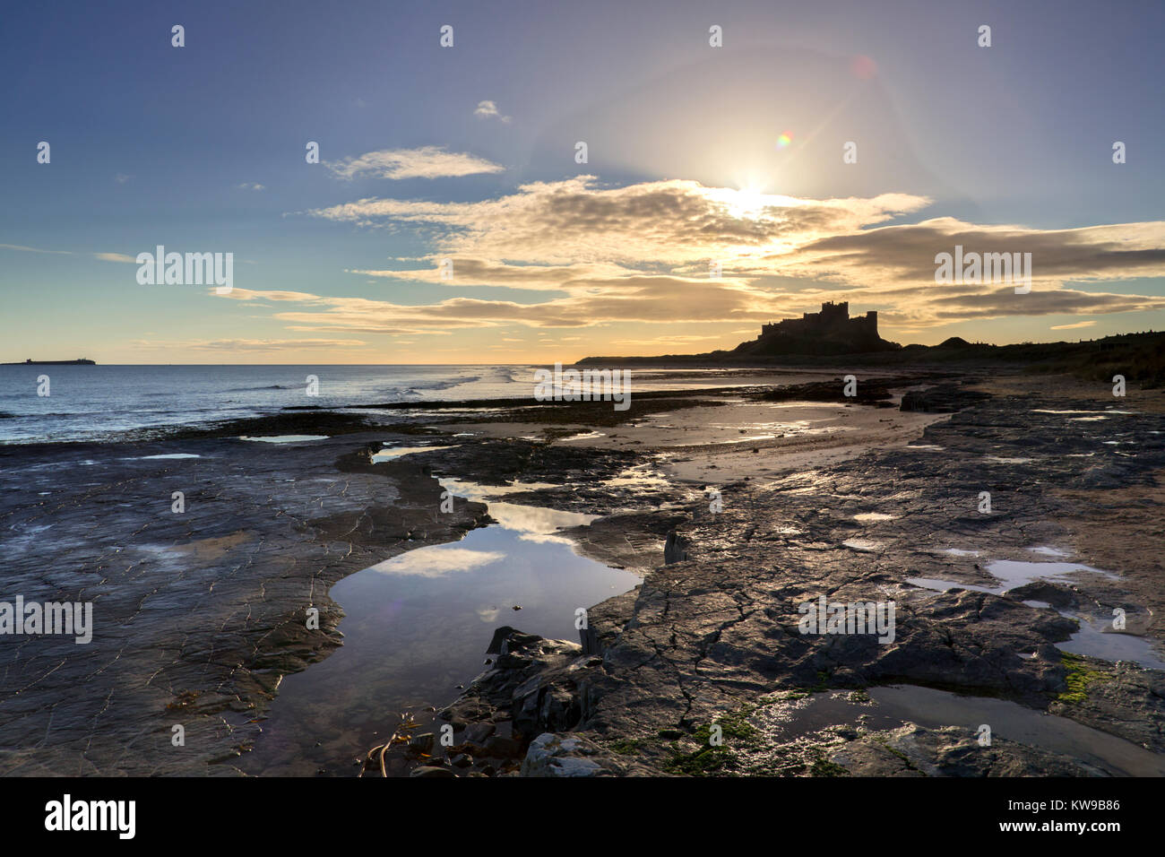 Northumbrian castles hi-res stock photography and images - Alamy