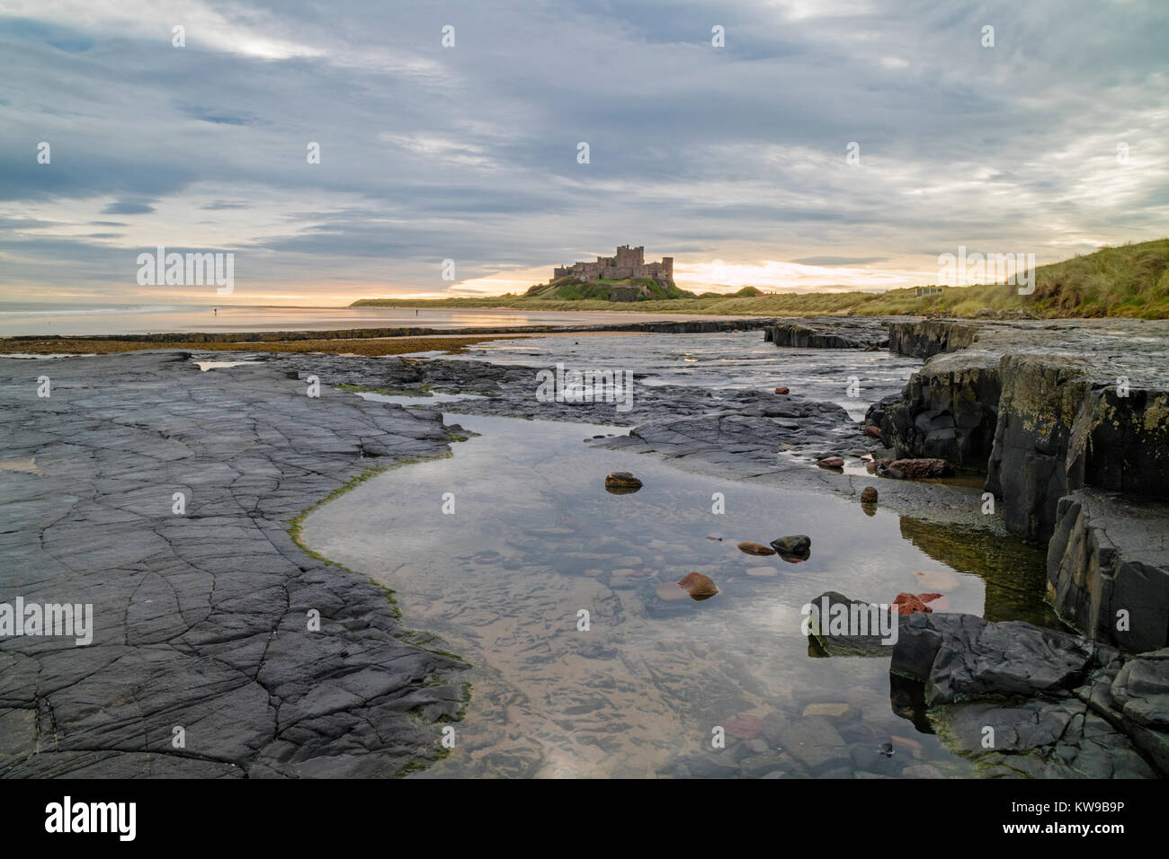 Northumbrian castles hi-res stock photography and images - Alamy