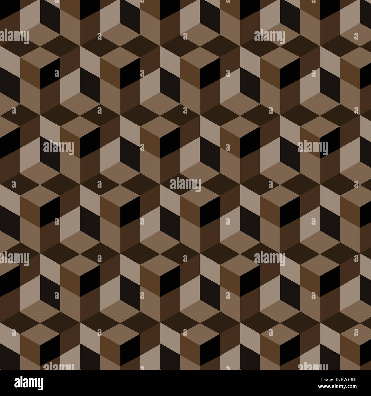 seamless, abstract cube pattern. Colorful design, geometric 3d vector ...