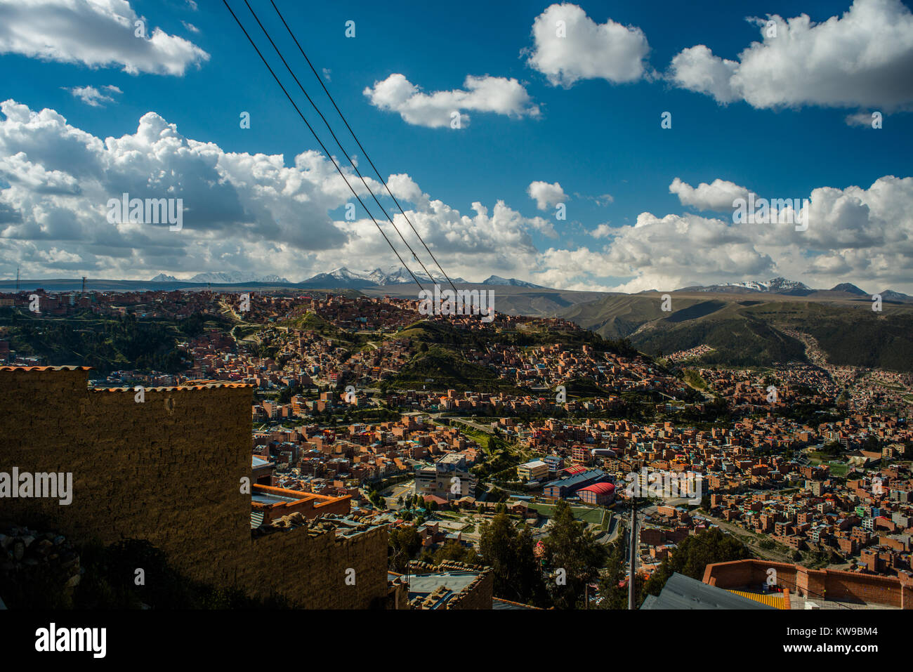 City of La Paz in high altitude Stock Photo - Alamy