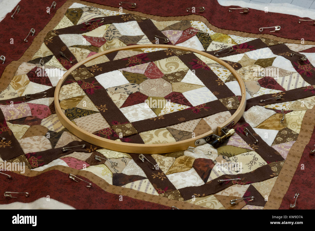 Quilting techniques hi-res stock photography and images - Alamy