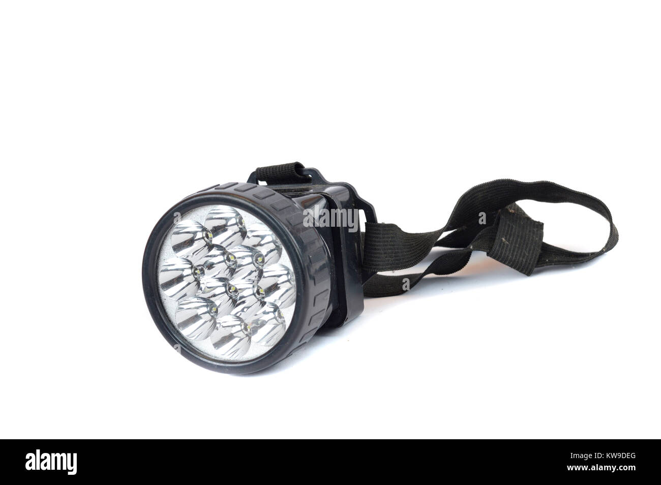 led head lamp on white background Stock Photo - Alamy